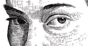 Digital Portrait 2 using contour hatching - Phil's Sketchbook